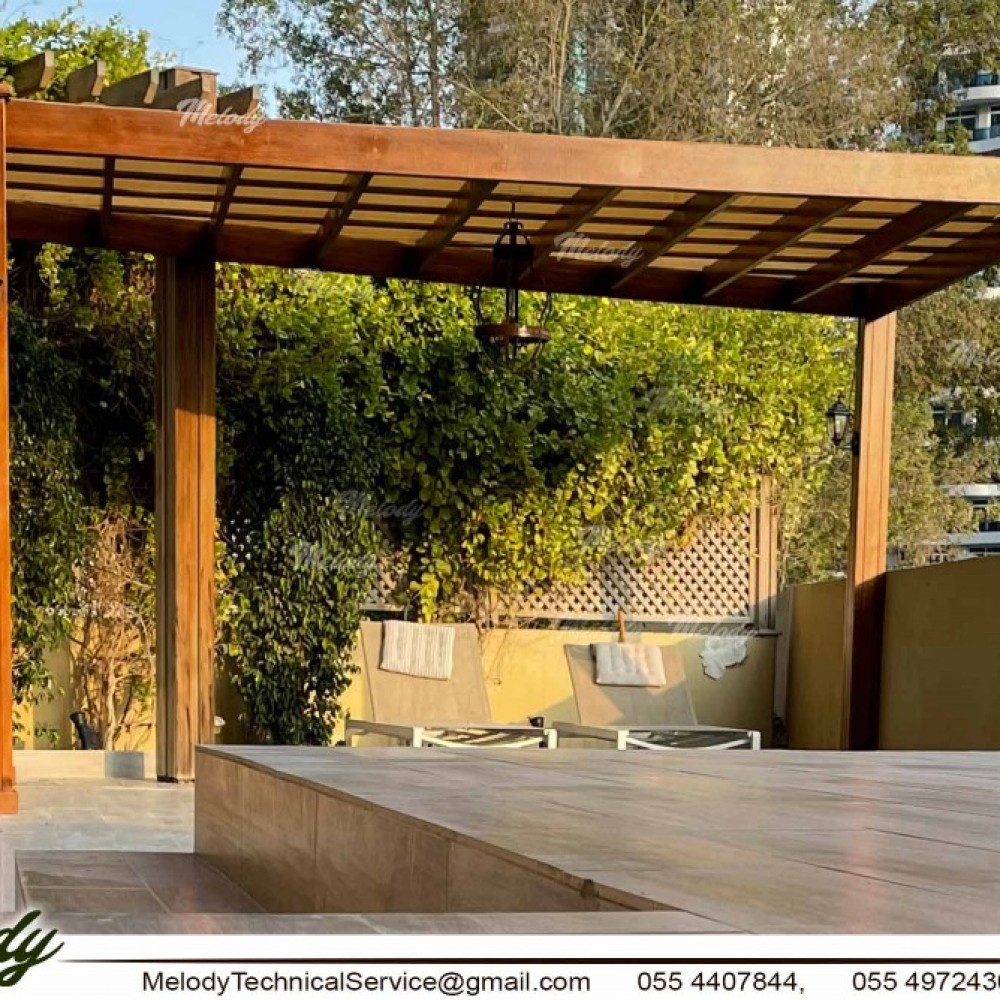 Best Pergola in UAE | Wooden Pergola | Dubai Pergola, Dubai
